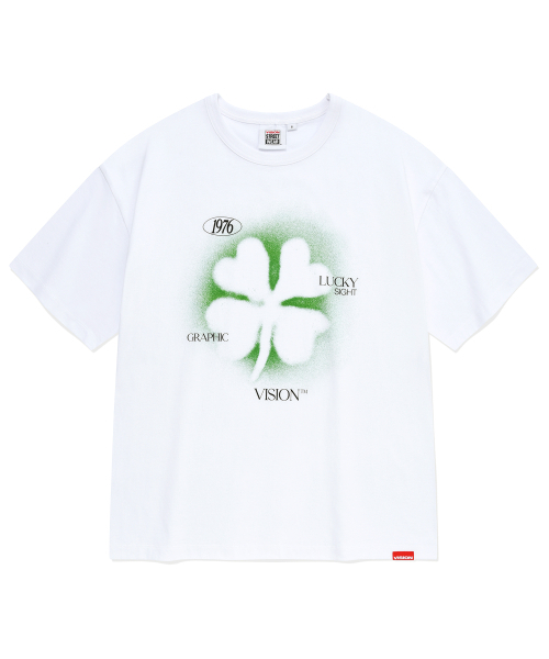 VSW Sprayed Clover T-Shirts White（Tシャツ/カットソー）｜VISION STREET WEAR（ヴィジョン ...