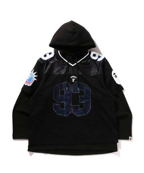 A BATHING APE（アベイシングエイプ）の「MULTI LOGO LAYERED SLEEVES RELAXED FIT ...