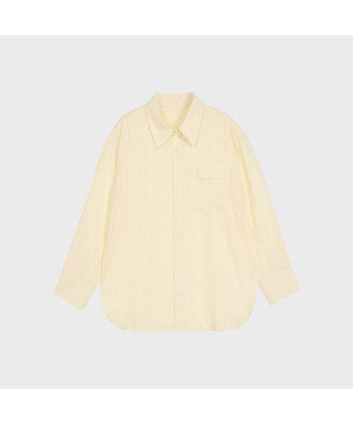 Loose-Fit Check Shirt (Butter)（シャツ/ブラウス）｜ALKI ALKA（アルキアルカ）のファッション通販 ...