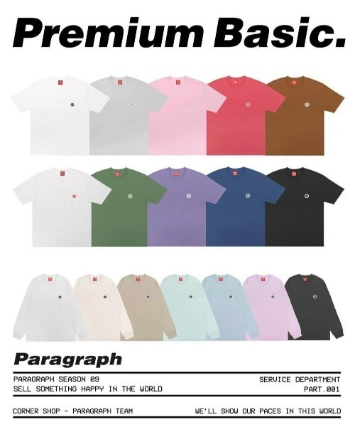 Paragraph（パラグラフ）の「Paragraph(パラグラフ)/Heritage Mini Circle Long Sleeve T ...