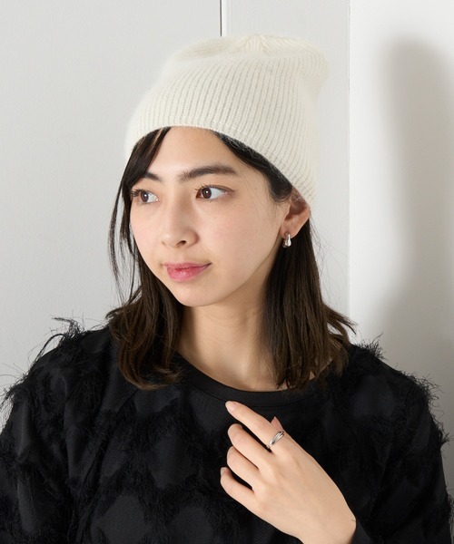 SETUP7（セットアップセブン）の「【SETUP7】アンゴラニット帽 GLR（ニットキャップ/ビーニー）」 - WEAR