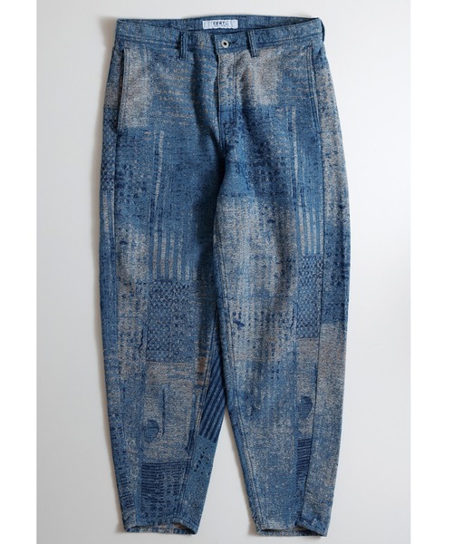 FDMTL（ファンダメンタル）の「FDMTL/ファンダメンタル/BORO JAQUARD BONTAN PANTS 3YR WASH（デニムパンツ）」 - WEAR