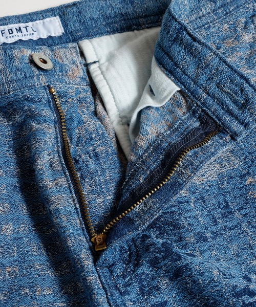 FDMTL（ファンダメンタル）の「FDMTL/ファンダメンタル/BORO JAQUARD BONTAN PANTS 3YR WASH（デニムパンツ）」 - WEAR