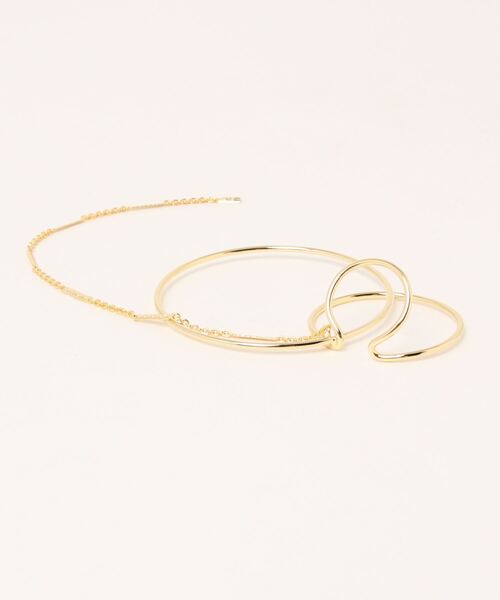 BROTHERHOOD（ブラザーフッド）の「【earyear】 Big Ring Combination & Chain 2（イヤーカフ ...