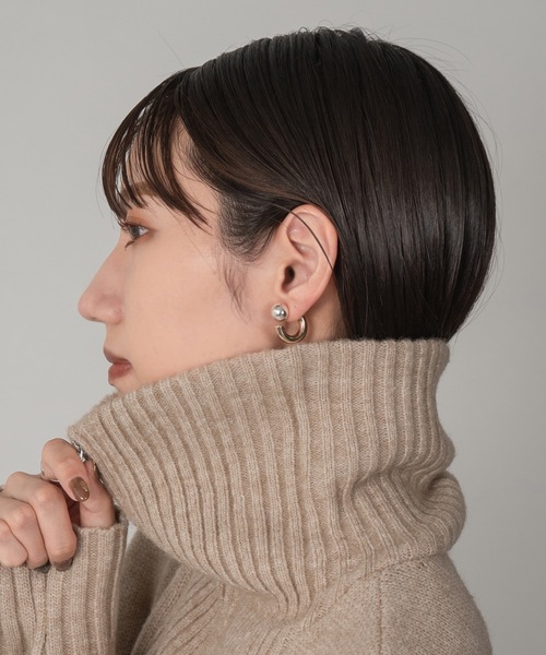 lawgy（ラウジー）の「round ball mix pierce（ピアス（両耳用））」 - WEAR