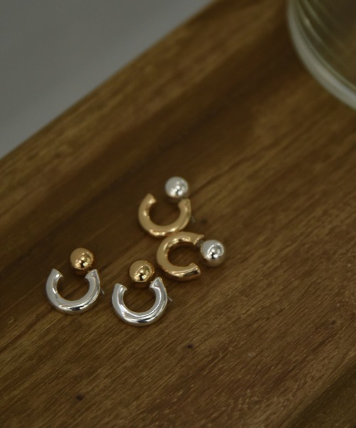 lawgy（ラウジー）の「round ball mix pierce（ピアス（両耳用））」 - WEAR