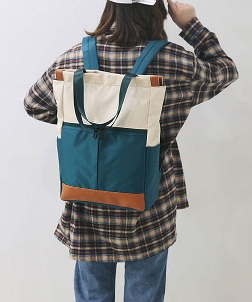 SVEC（シュベック）の「スクエア 2way トートバッグ / リュック（トートバッグ）」 - WEAR