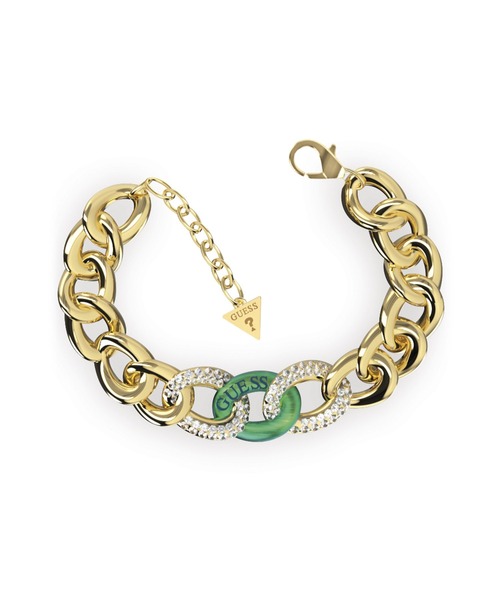 Guess（ゲス）の「CHAINS RULE 2 Links & Pave Bracelet（ブレスレット）」 - WEAR