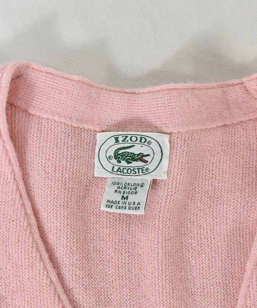 LACOSTE（ラコステ）の「【ヴィンテージ古着】80s IZOD LACOSTE/アイゾッドラコステ アクリルカーディガン USA製 ...
