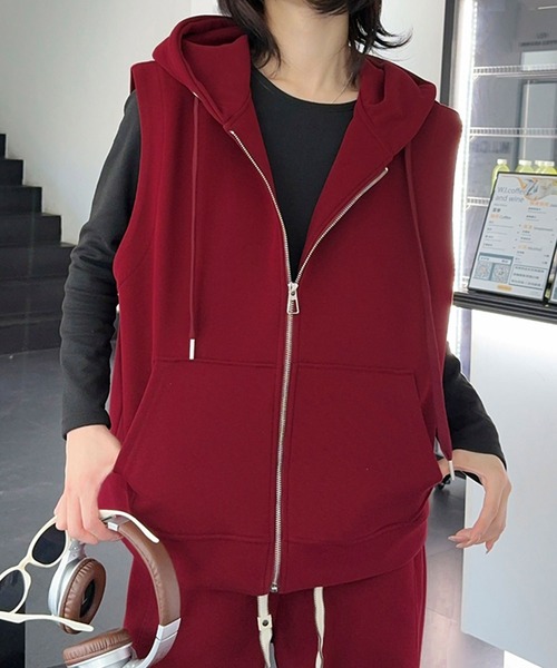 BANICO（バニコ）の「【Banico】フード付きスウェットベスト（パーカー）」 - WEAR