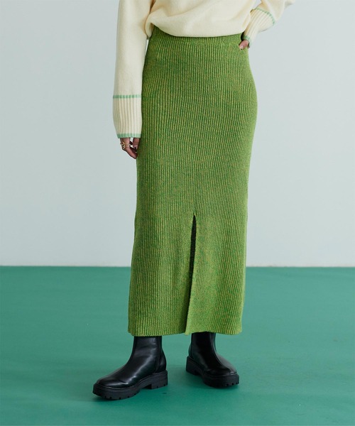 ﾐｯｸｽｶﾗｰﾆｯﾄﾀｲﾄｽｶｰﾄ（スカート）｜miette（ミエット）のファッション通販 - ZOZOTOWN