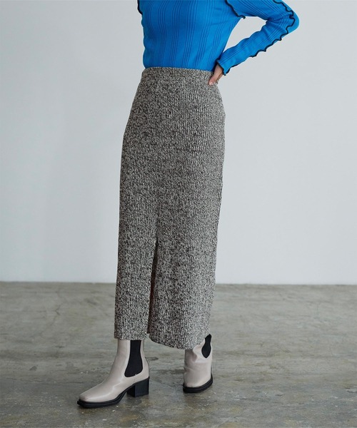 miette（ミエット）の「ﾐｯｸｽｶﾗｰﾆｯﾄﾀｲﾄｽｶｰﾄ（スカート）」 - WEAR