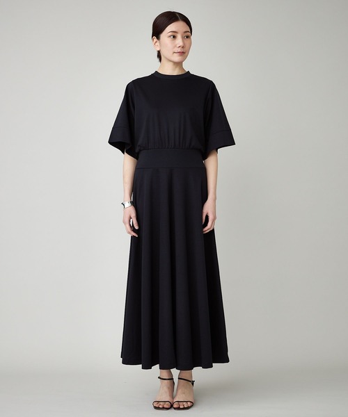 Curensology（カレンソロジー）の「Curensology(カレンソロジー)/ウエストリブフレアーワンピース（ワンピース）」 - WEAR