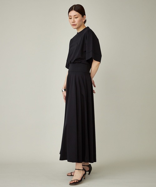 Curensology（カレンソロジー）の「Curensology(カレンソロジー)/ウエストリブフレアーワンピース（ワンピース）」 - WEAR