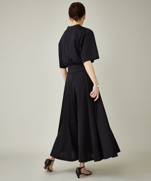 Curensology（カレンソロジー）の「Curensology(カレンソロジー)/ウエストリブフレアーワンピース（ワンピース）」 - WEAR