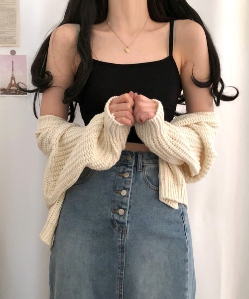 REMUR（レミュール）の「クロップド丈キャミソール（キャミソール）」 - WEAR