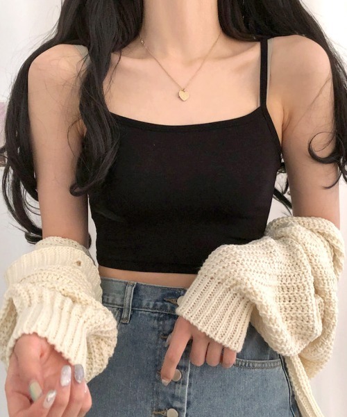 REMUR（レミュール）の「クロップド丈キャミソール（キャミソール）」 - WEAR