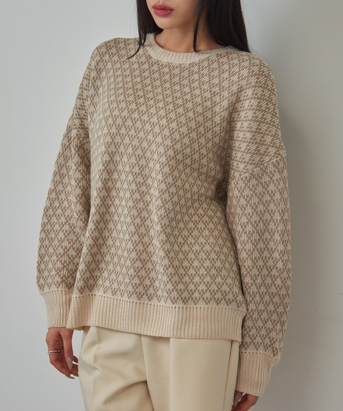 SETUP7（セットアップセブン）の「【SETUP7】ミニアーガイル柄ニットPO GLR（ニット/セーター）」 - WEAR