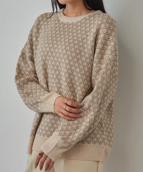 SETUP7（セットアップセブン）の「【SETUP7】ミニアーガイル柄ニットPO GLR（ニット/セーター）」 - WEAR