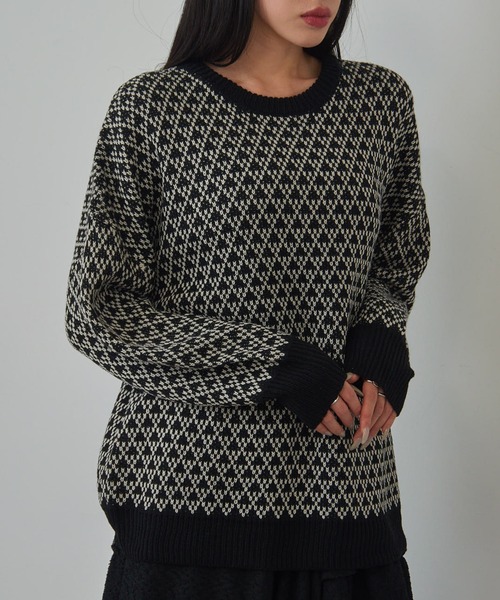 SETUP7（セットアップセブン）の「【SETUP7】ミニアーガイル柄ニットPO GLR（ニット/セーター）」 - WEAR