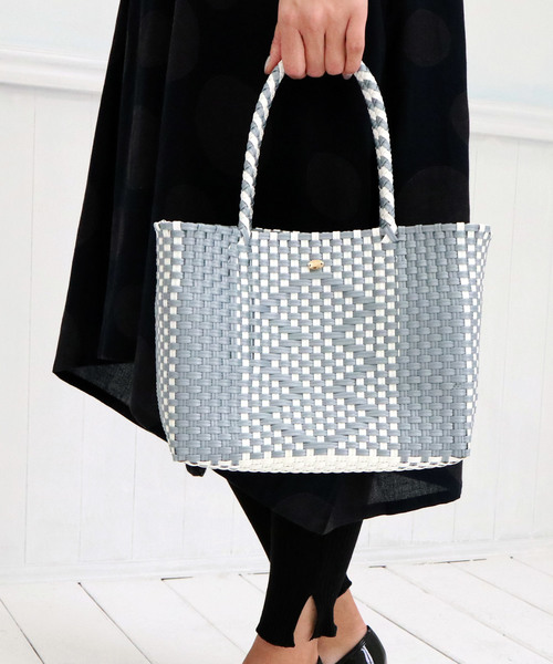 zakkaholic（ザッカホリック）の「【MENOMOSSO/メノモッソ】マルシェバッグ ZKK（かごバッグ）」 - WEAR
