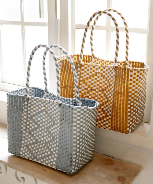 zakkaholic（ザッカホリック）の「【MENOMOSSO/メノモッソ】マルシェバッグ ZKK（かごバッグ）」 - WEAR