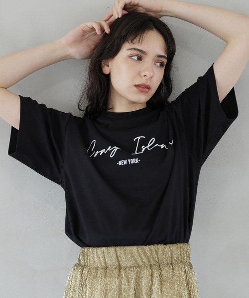 LAKOLE（ラコレ）の「カーシブロゴTEE / 193265（Tシャツ/カットソー）」 - WEAR