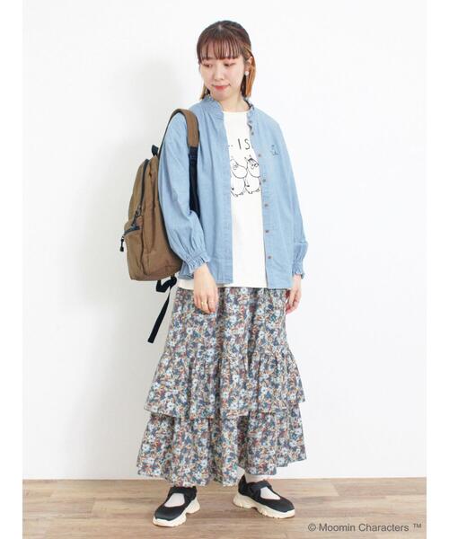 【Moomin×Samansa Mos2】インナー総柄リュック（ハンドバッグ）｜Samansa Mos2（サマンサ モスモス）のファッション通販 - ZOZOTOWN