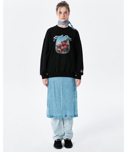 KIRSH（キルシー）の「『KIRSH/キルシー』KIRSH GIRL CHERRY PRINT SWEATSHIRT/キルシーガール ...