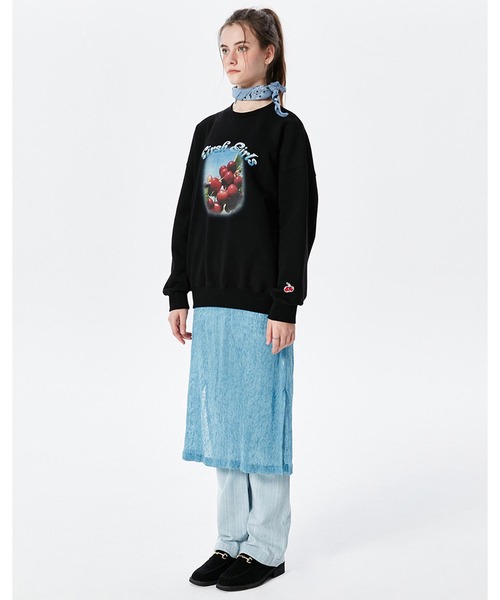 KIRSH（キルシー）の「『KIRSH/キルシー』KIRSH GIRL CHERRY PRINT SWEATSHIRT/キルシーガール ...