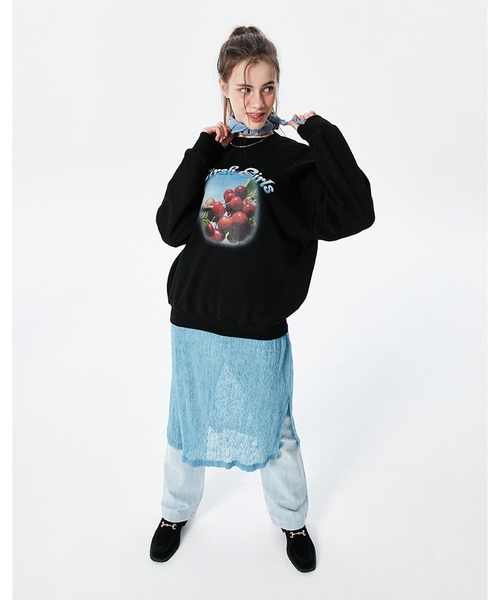 KIRSH（キルシー）の「『KIRSH/キルシー』KIRSH GIRL CHERRY PRINT SWEATSHIRT/キルシーガール ...