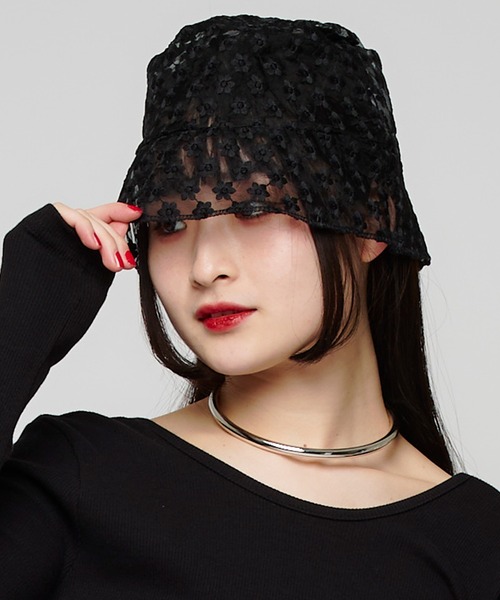 Narcissus（ナルシス）の「【Narcissus】フラワーシースルーバケットハット（ハット）」 - WEAR