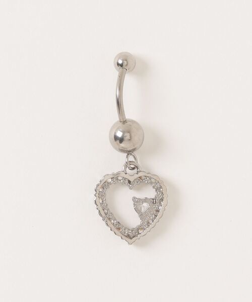 【セール】EVER METAL サージカルステンレス 316L アレルギー対応 ボディピアス デザイン へそピアス ナベル（ピアス（片耳用 ...