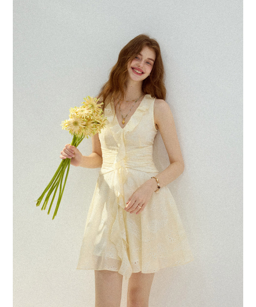 平和屋着物▽上質な紬 単衣 幾何学花文 正絹 逸品 AABC3968fy