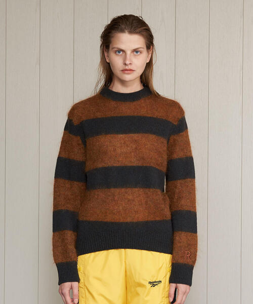 ROSEanna（ローズアンナ）の「＜ROSEanna＞BORDER CREW NECK KNIT/ニット ο（ニット/セーター）」 - WEAR