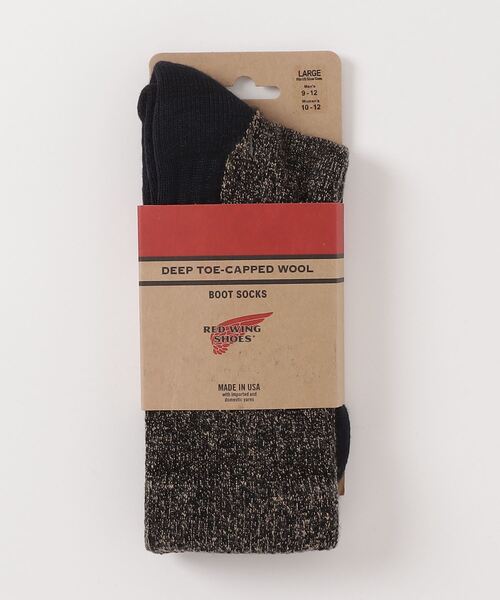 RED WING（レッドウィング）の「RED WING レッドウイング DEEP TOE-CAPPED WOOL SOCKS（ソックス/靴下 ...