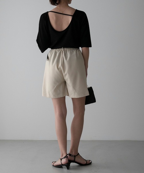 Anss.me（アンスミー）の「【Anss.me】チノツータックベルト付きショートパンツ（スカート）」 - WEAR