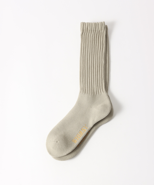 Whimsy（ウィムジー）の「【Whimsy / ウィムジー】Loose Gauge Rib Sock（ソックス/靴下）」 - WEAR