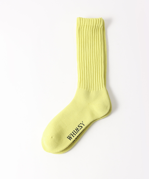 Whimsy（ウィムジー）の「【Whimsy / ウィムジー】Loose Gauge Rib Sock（ソックス/靴下）」 - WEAR