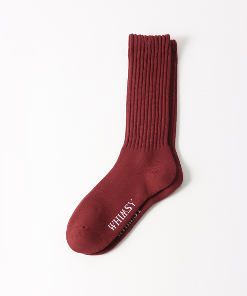 Whimsy（ウィムジー）の「【Whimsy / ウィムジー】Loose Gauge Rib Sock（ソックス/靴下）」 - WEAR