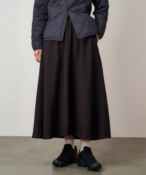 WOOL LIKE FLARE SKIRT｜ウールライクフレアスカート（スカート