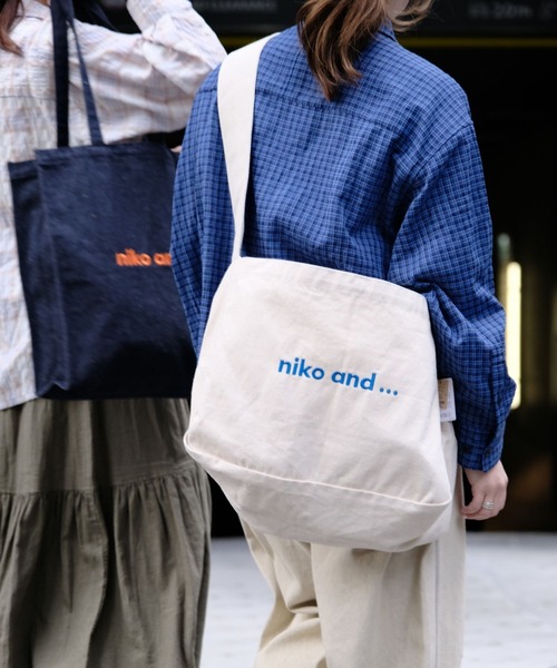 オリジナルニコロゴネップBIGショルダーバッグ（トートバッグ）｜niko and...（ニコアンド）のファッション通販 - ZOZOTOWN