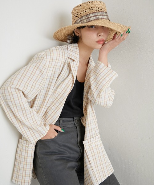 ear PAPILLONNER（イアパピヨネ）の「チェックジャケット【SUM1 STYLE（スミスタイル）】（テーラードジャケット）」 - WEAR