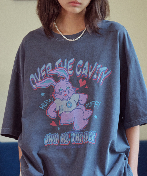 【セール】HUFF Hoppi Pigment Short Sleeve T-Shirt Dark Blue（Tシャツ/カットソー）｜CPGN ...