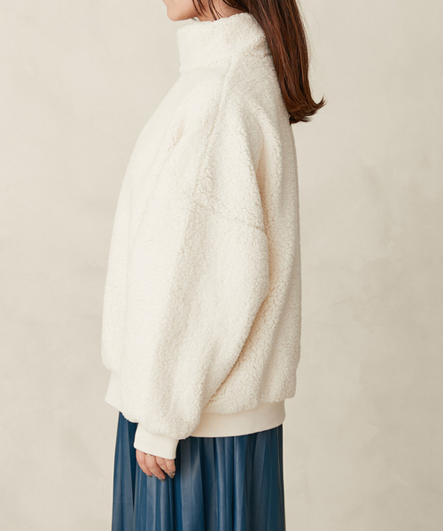 Jayro（ジャイロ）の「ボア スタンドハーフZIP プルオーバー（その他トップス）」 - WEAR