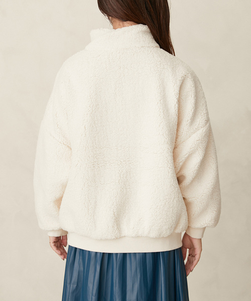 Jayro（ジャイロ）の「ボア スタンドハーフZIP プルオーバー（その他トップス）」 - WEAR