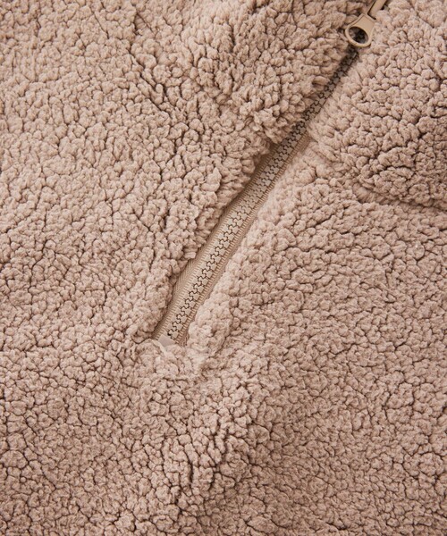 Jayro（ジャイロ）の「ボア スタンドハーフZIP プルオーバー（その他トップス）」 - WEAR