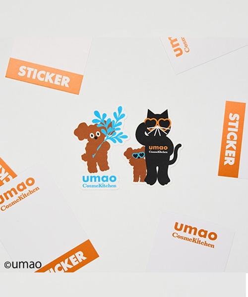 Cosme Kitchen（コスメキッチン）の「Cosme Kitchen / ＜umao＞ステッカー2PセットA（ステッカー/テープ ...