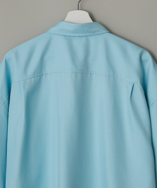 anown（アノン）の「-anown/アノン- 「セットアップ可能」蝶モチーフ刺繍 ジャケット仕様 オーバーサイズシャツ（シャツ/ブラウス ...