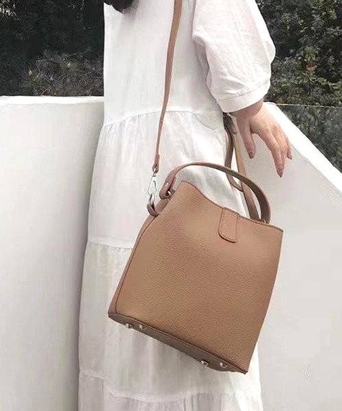 SETUP7（セットアップセブン）の「【SETUP7】ショルダー付2WAYフェイクレザーバッグ KNF（ショルダーバッグ）」 - WEAR